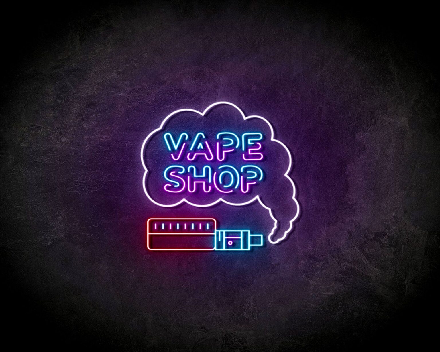LED Neon Sign Vape Shop - The Neon Company - BE