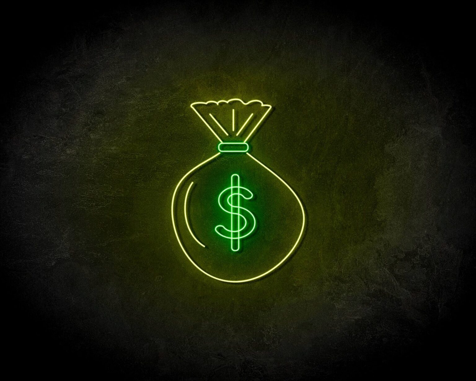 LED Neon Sign Money bag - The Neon Company - BE